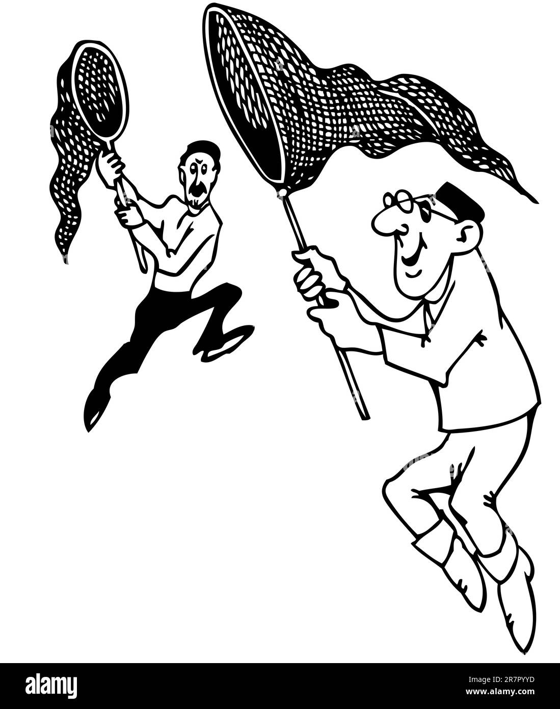 Entomologist catching insects Stock Vector Image & Art - Alamy