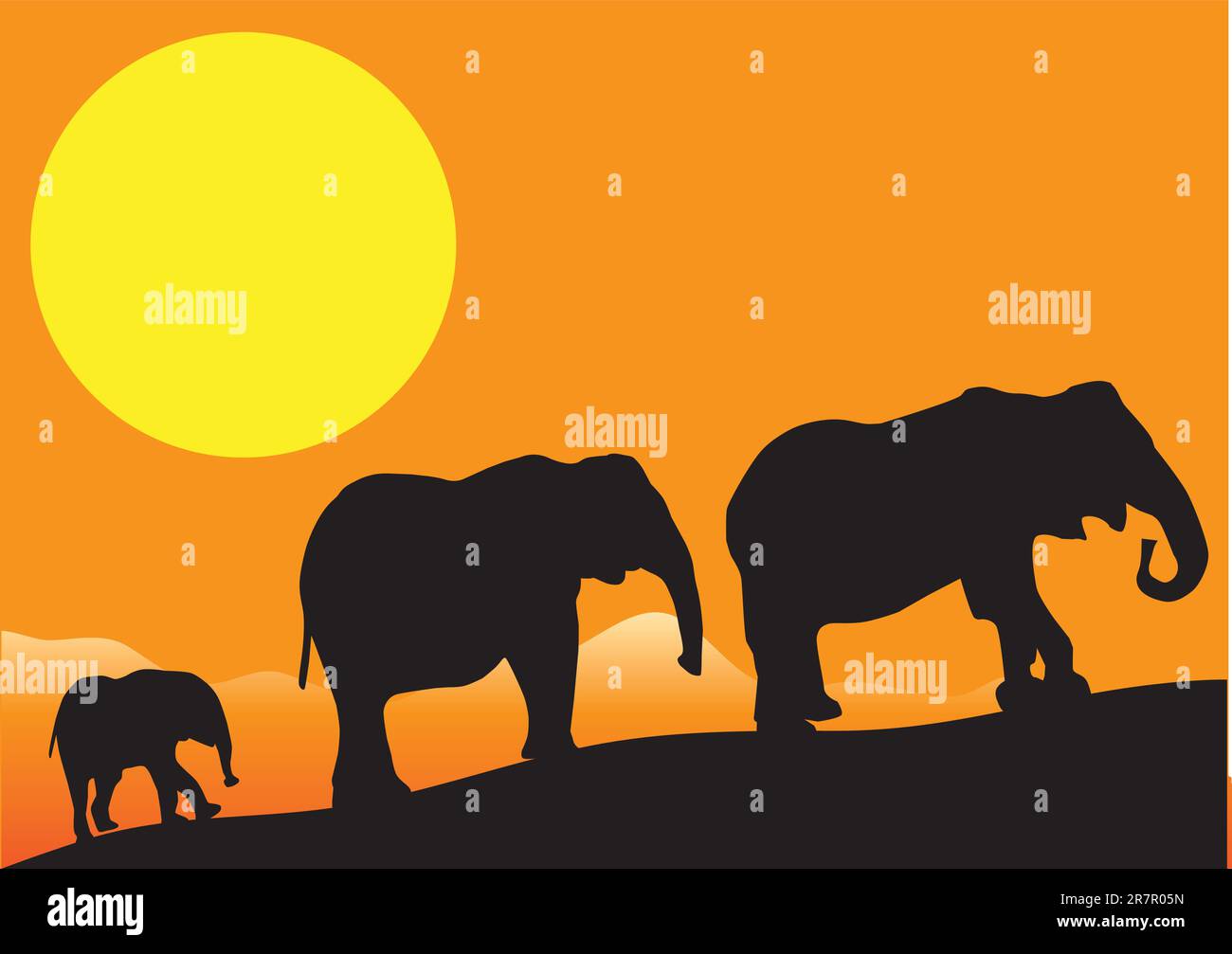 Vector illustration of elephants Stock Vector Image & Art - Alamy Vector illustration of elephants Stock Vector Image & Art - Alamy