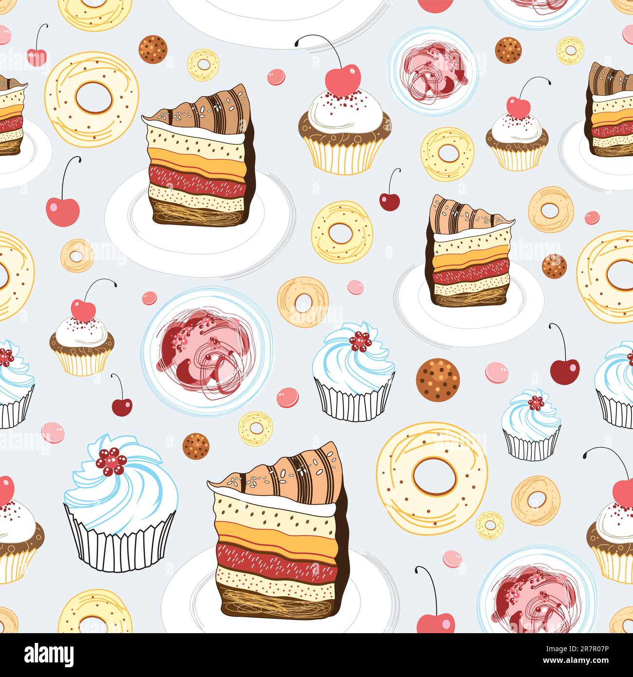 Vibrant yellow cake plate Stock Vector Images - Alamy