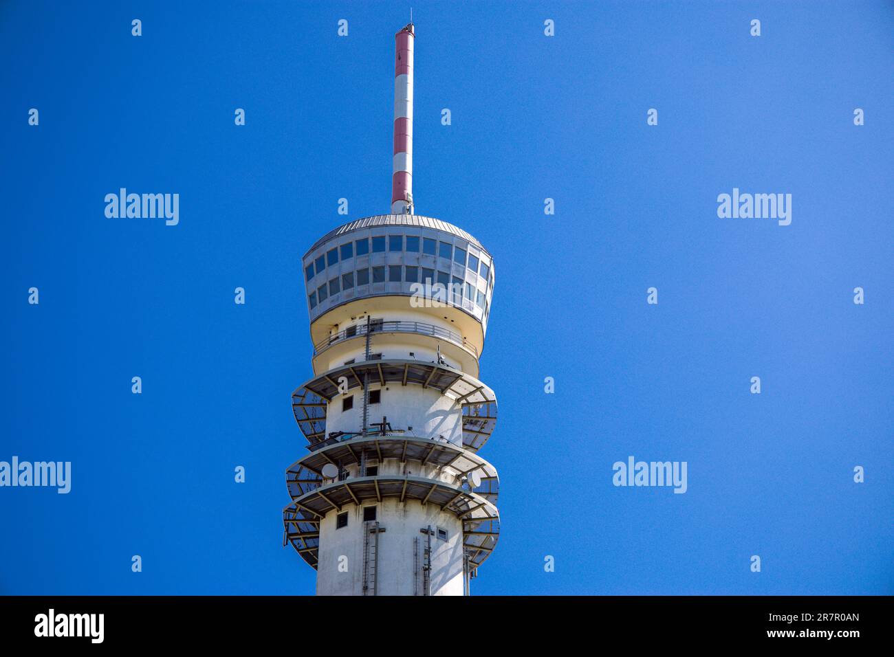 Schwerin, Germany. 30th May, 2023. The TV tower in the Neu Zippendorf ...
