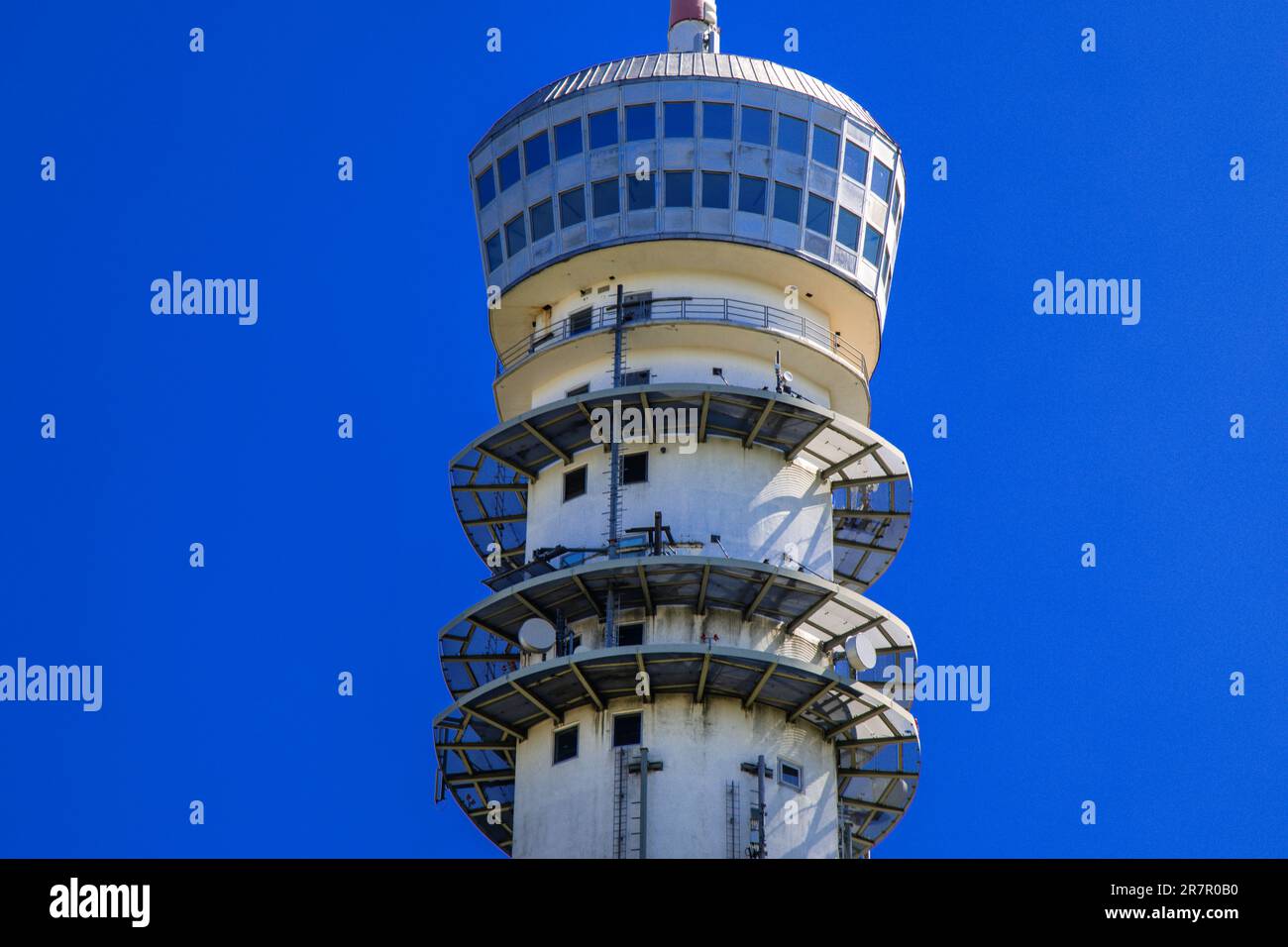 Schwerin, Germany. 30th May, 2023. The TV tower in the Neu Zippendorf ...