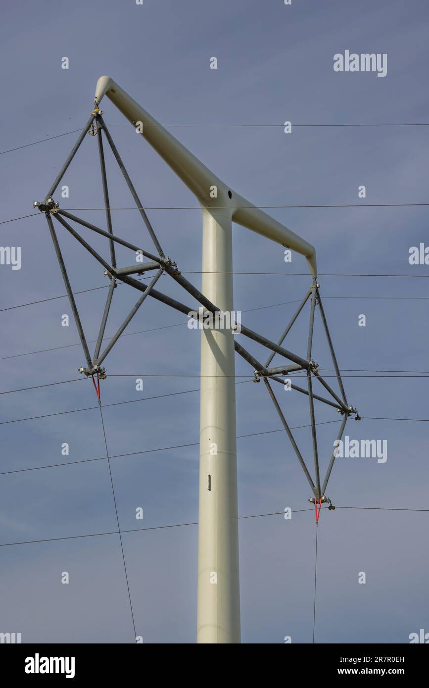 Cable pulling construction hi-res stock photography and images - Alamy