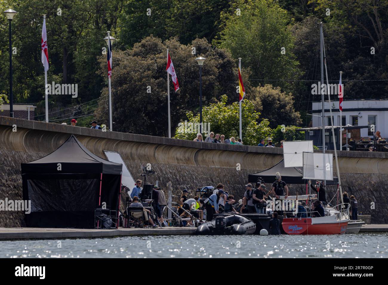 Reshoot of some scenes from Truelove with Lindsay Duncan Stock Photo ...