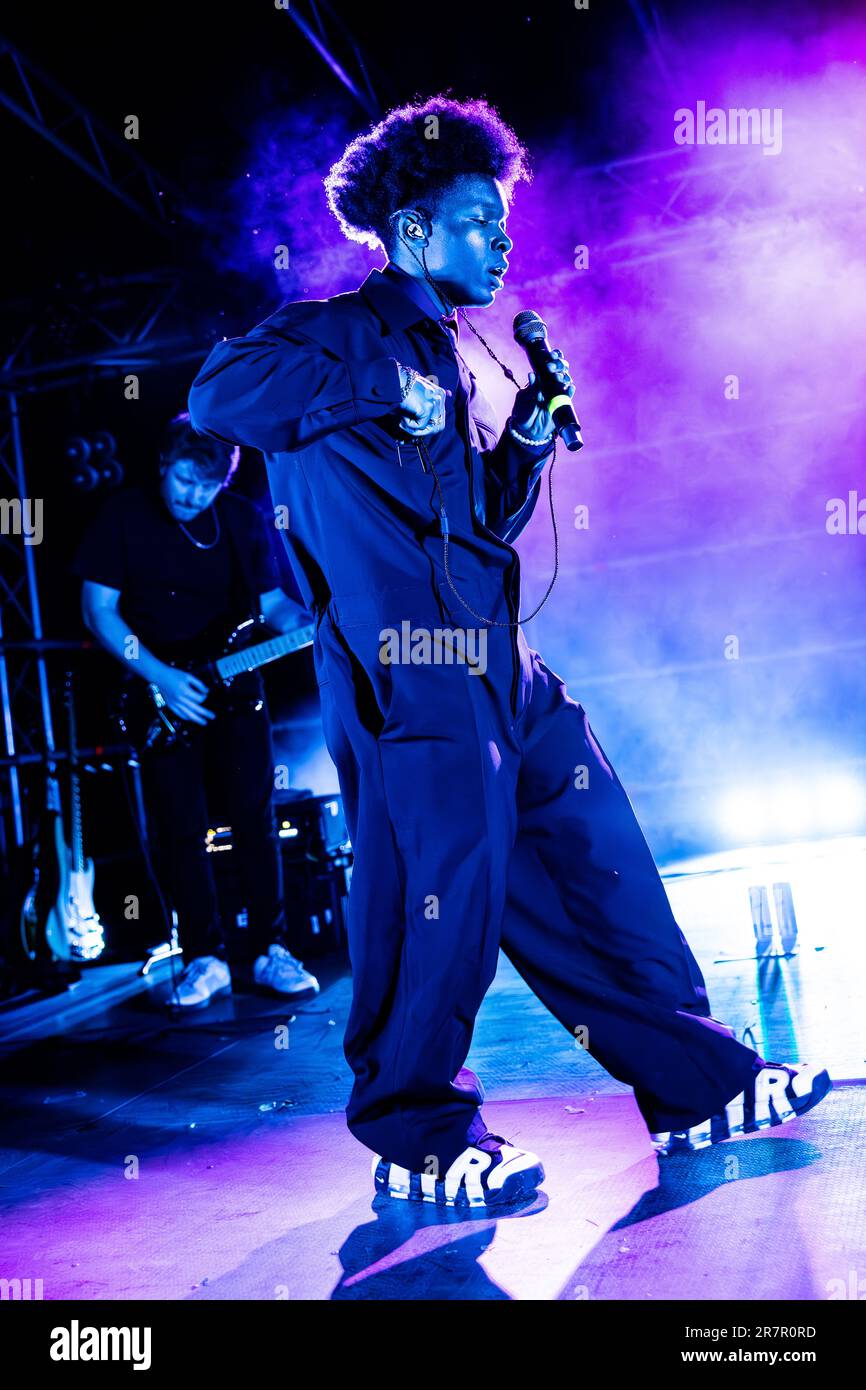 Milan, Italy. 16th June, 2023. David Burke known professionally as D4VD ...