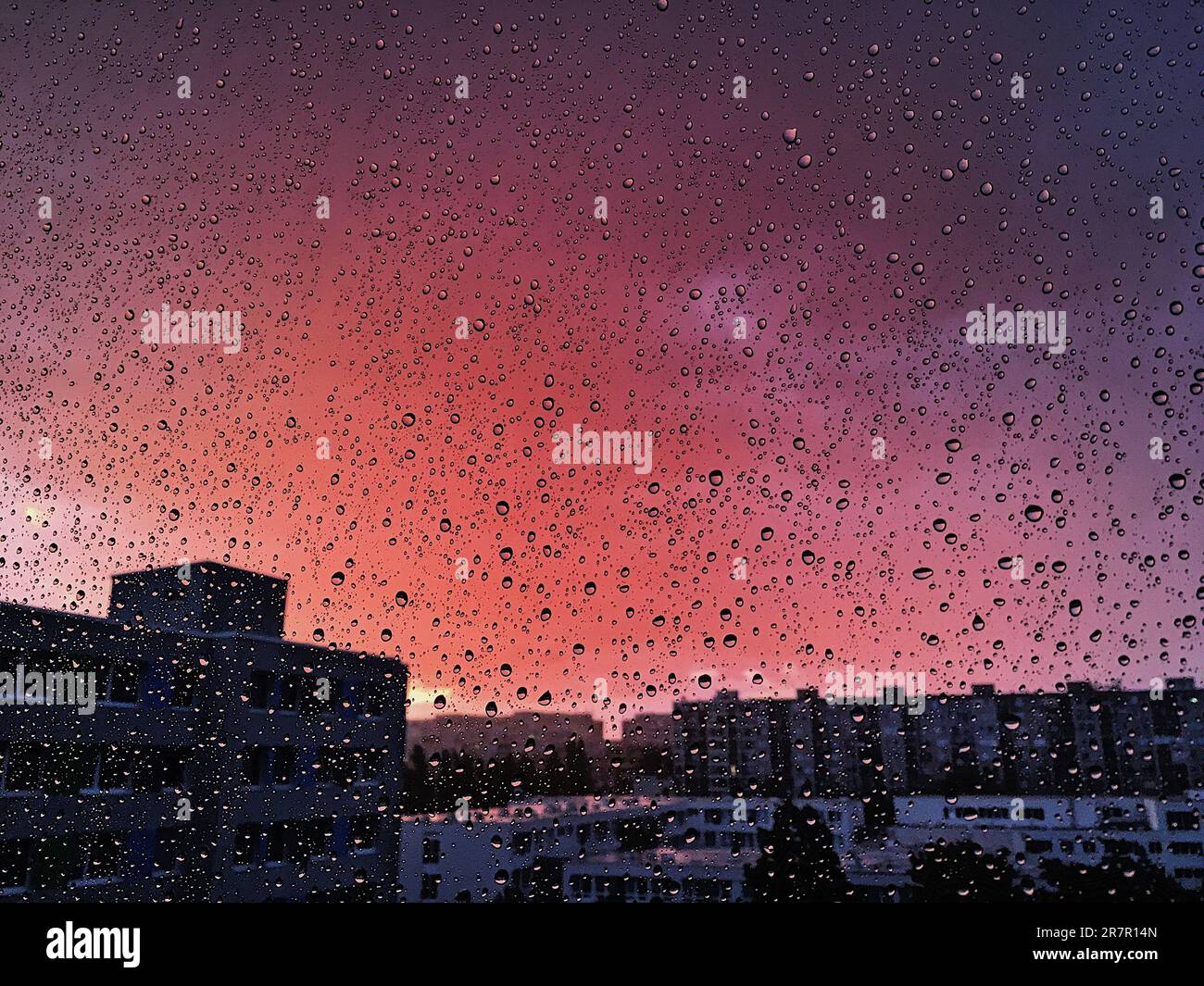 Rain streaked view hi-res stock photography and images - Alamy