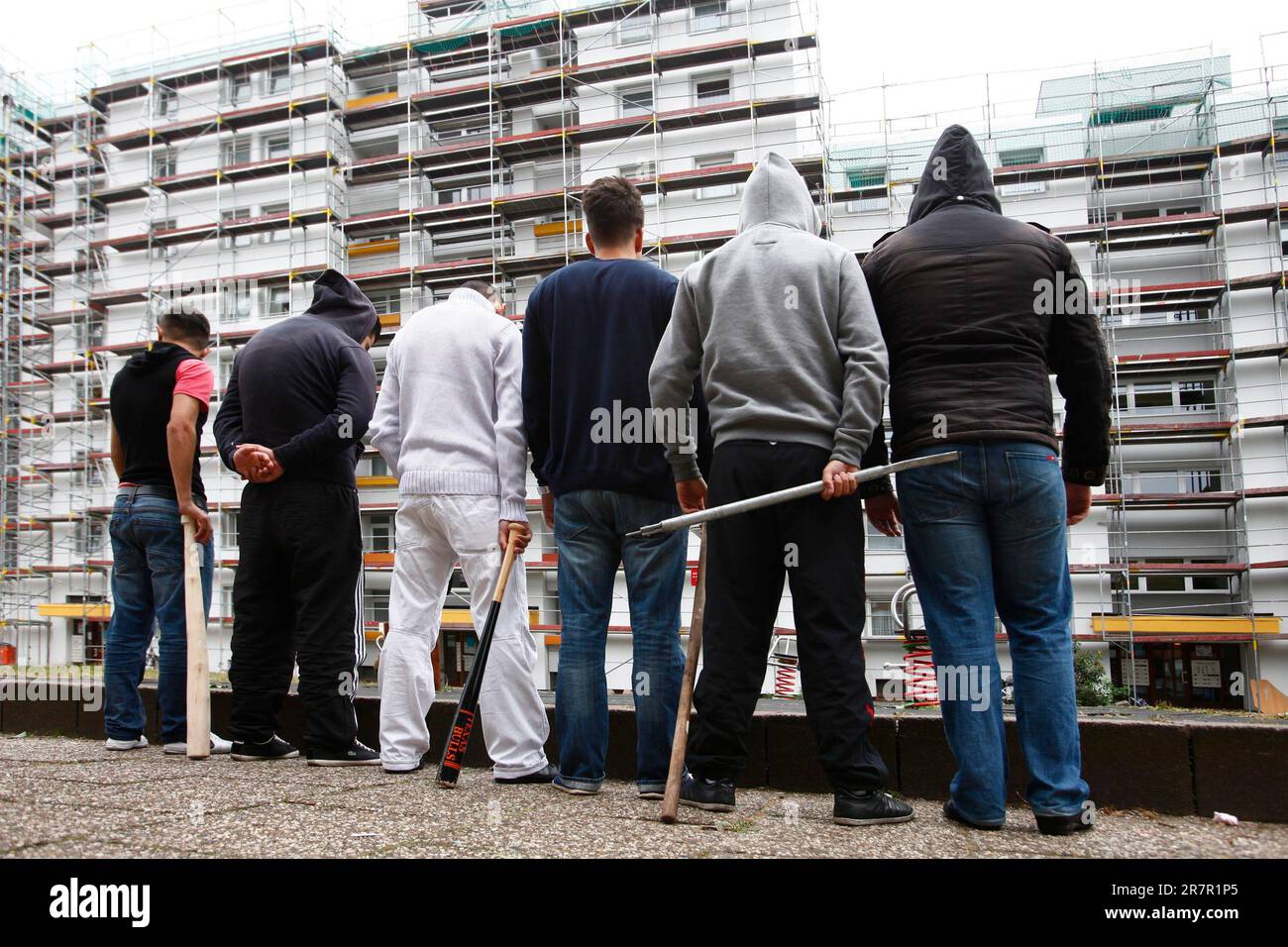 Youth gangs, crime Stock Photo - Alamy