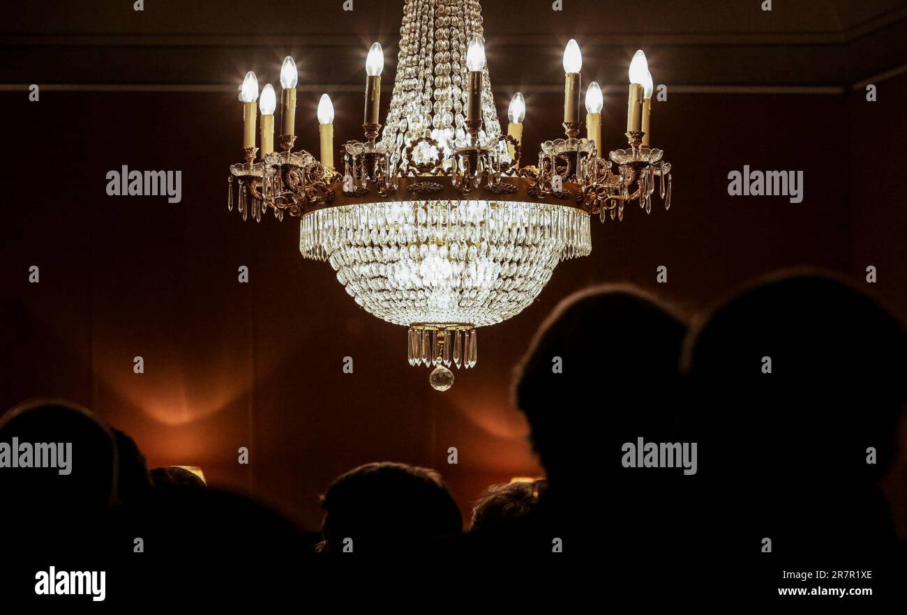 Social chandelier hi-res stock photography and images - Alamy