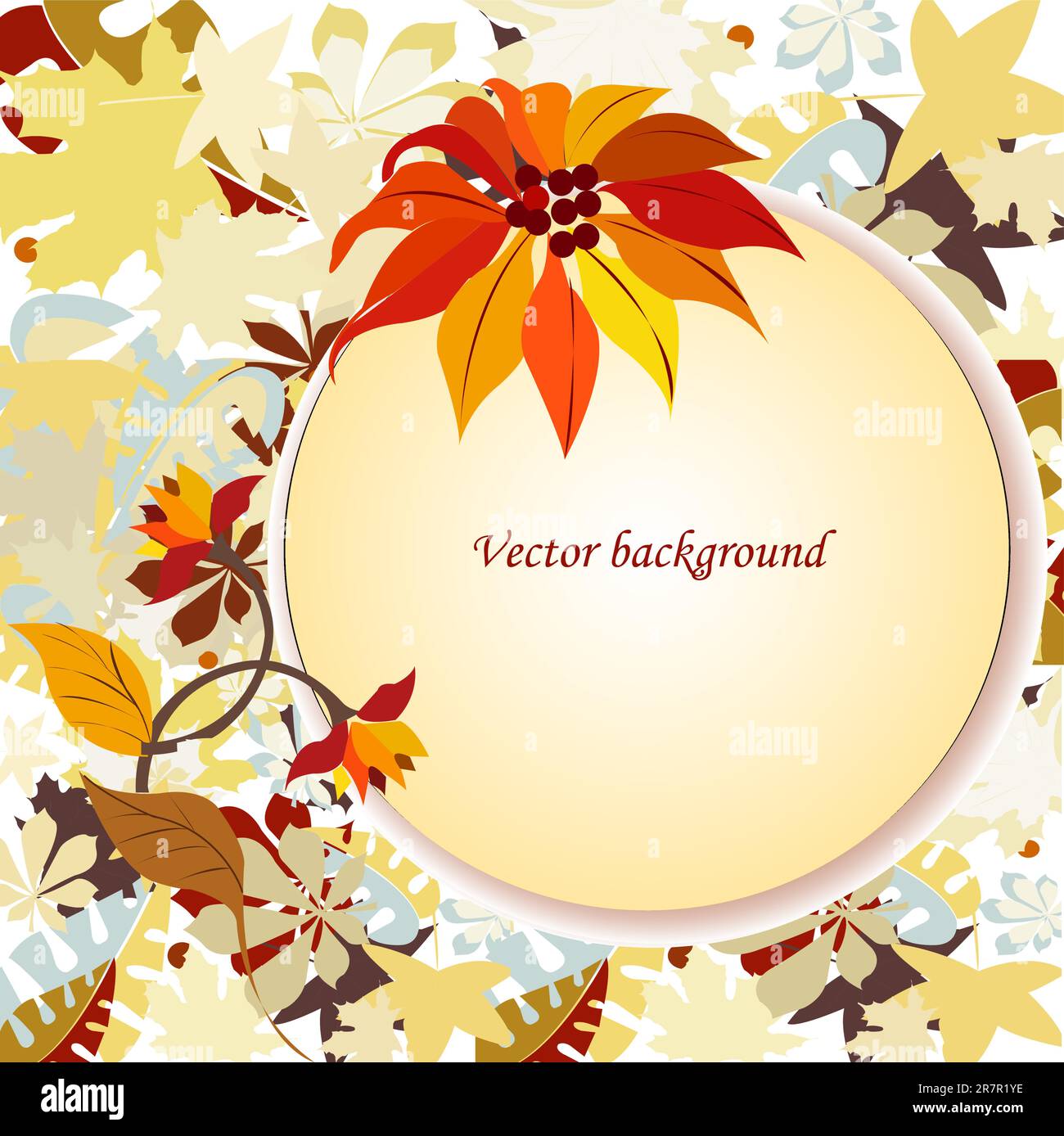 autumn background vector illustration Stock Vector Image & Art - Alamy