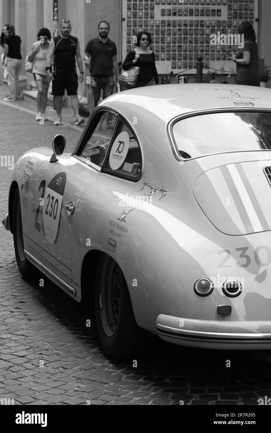 PESARO , ITALY - JUN 14 - 2023 : PORSCHE 356 S 1500 GS CARRERA 1956 on ...