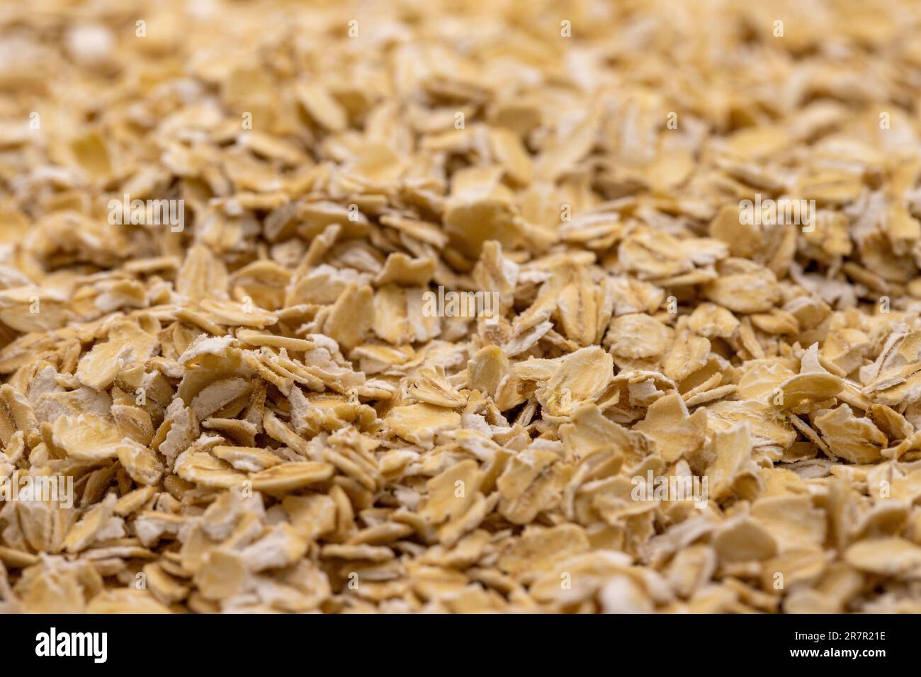 Uncooked oatmeal flakes texture close hi-res stock photography and ...