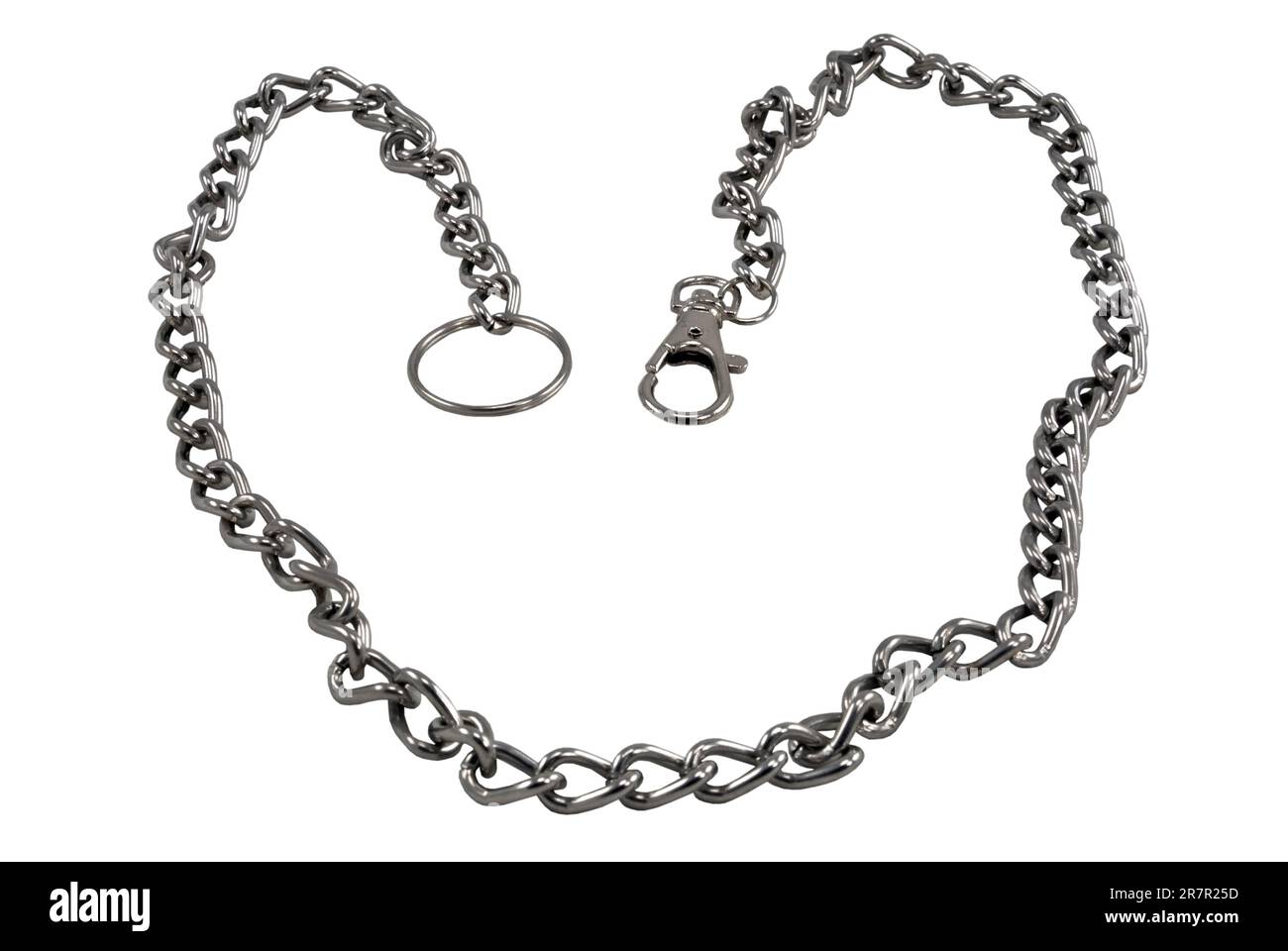 Chain isolated on white background Stock Photo - Alamy
