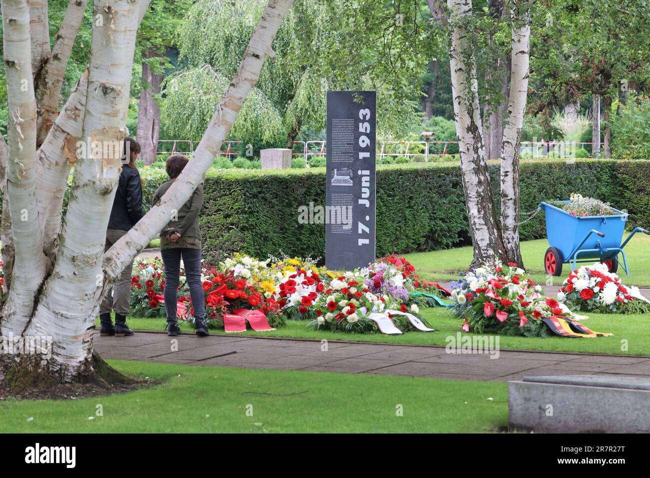 Berlin, Germany. 17th June, 2023. During the central commemoration of ...