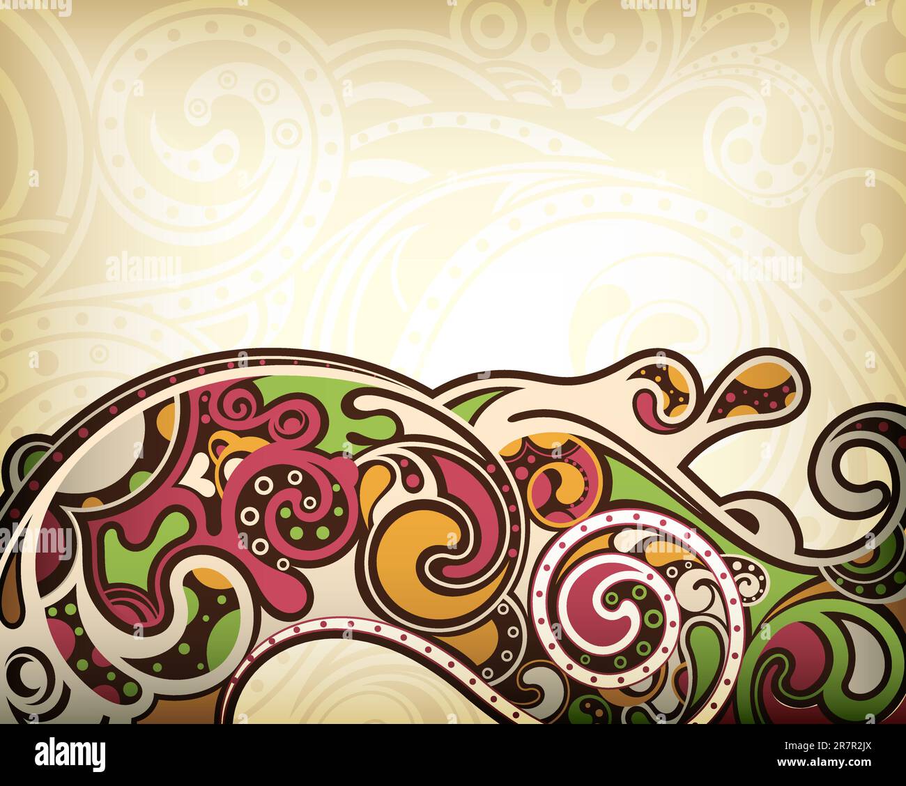 Illustration of abstract curve background Stock Vector Image & Art - Alamy