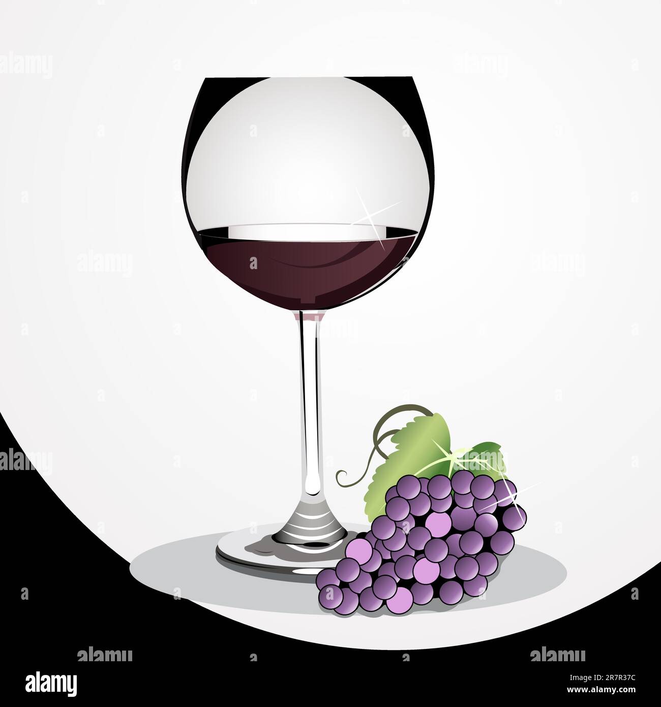 wine glass vector illustration Stock Vector Image & Art - Alamy