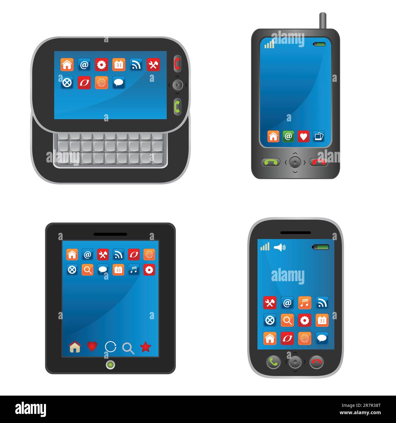 Web technology devices design Stock Vector Images - Alamy