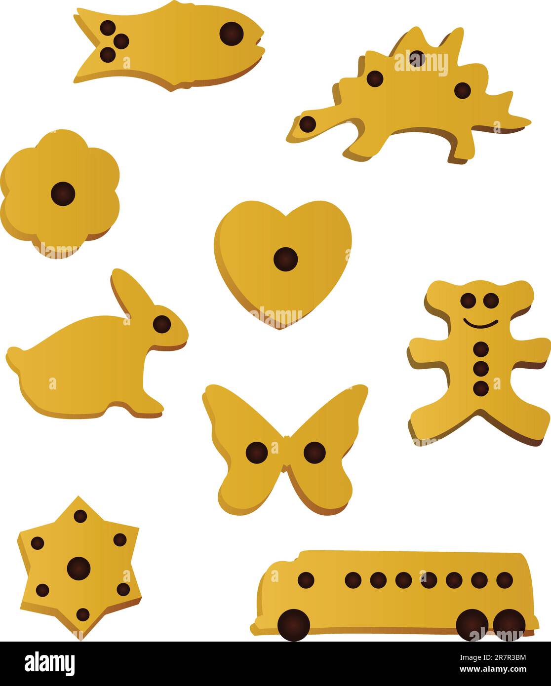 Heart shaped white chocolate Stock Vector Images - Alamy