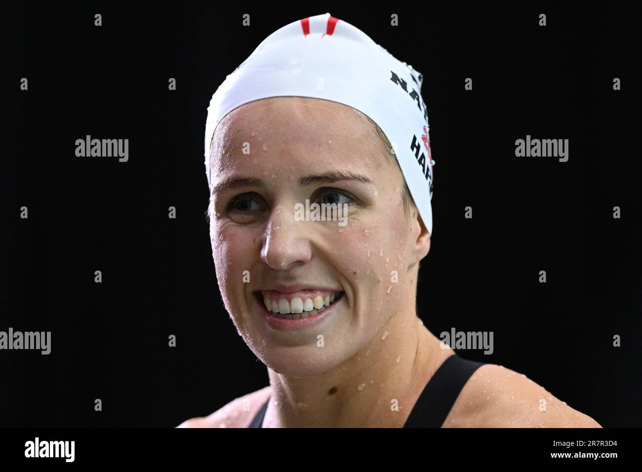 Melbourne, Australia. 17th June, 2023. Abbey Harkin reacts after ...