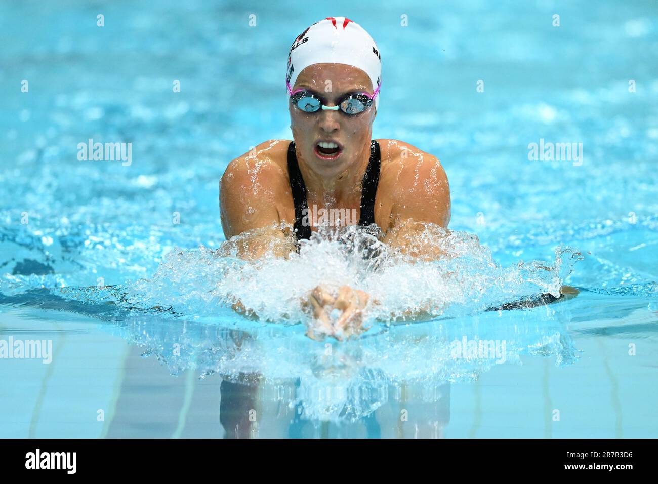 Melbourne, Australia. 17th June, 2023. Abbey Harkin swims in the Women ...