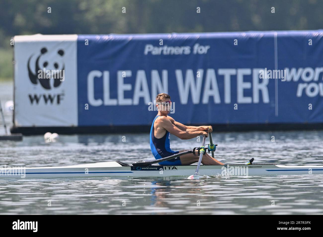 Varese, Italy. 16th June, 2023. Lightweight Men's Single Sculls: Niels ...
