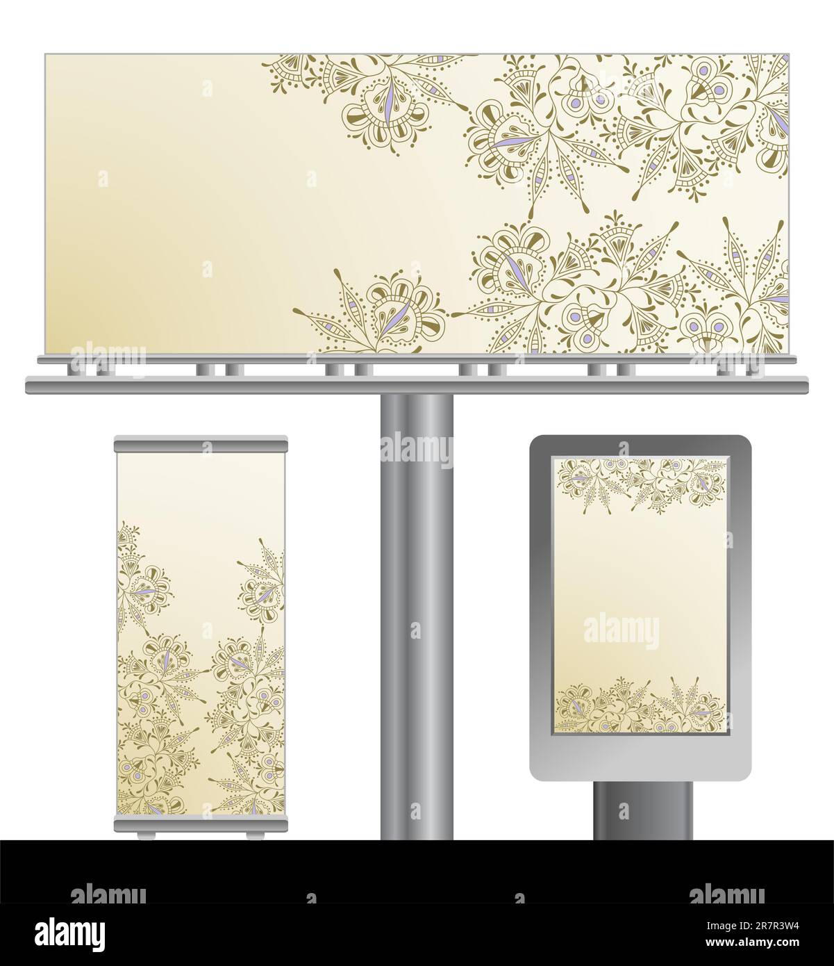 Outdoor marketplace Stock Vector Images - Alamy