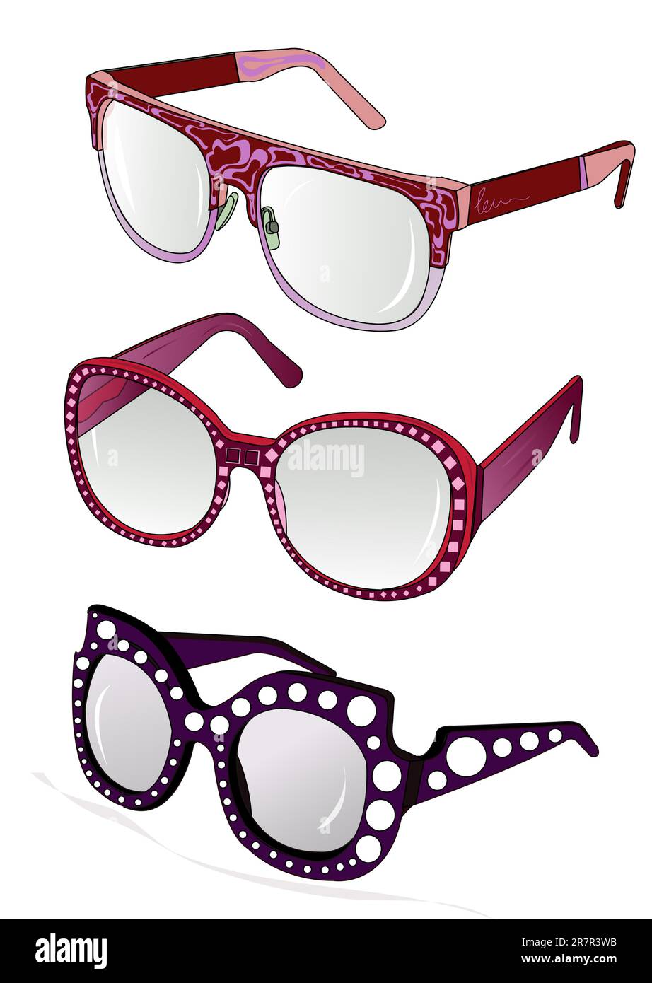 eye glasses vector illustration Stock Vector Image & Art - Alamy