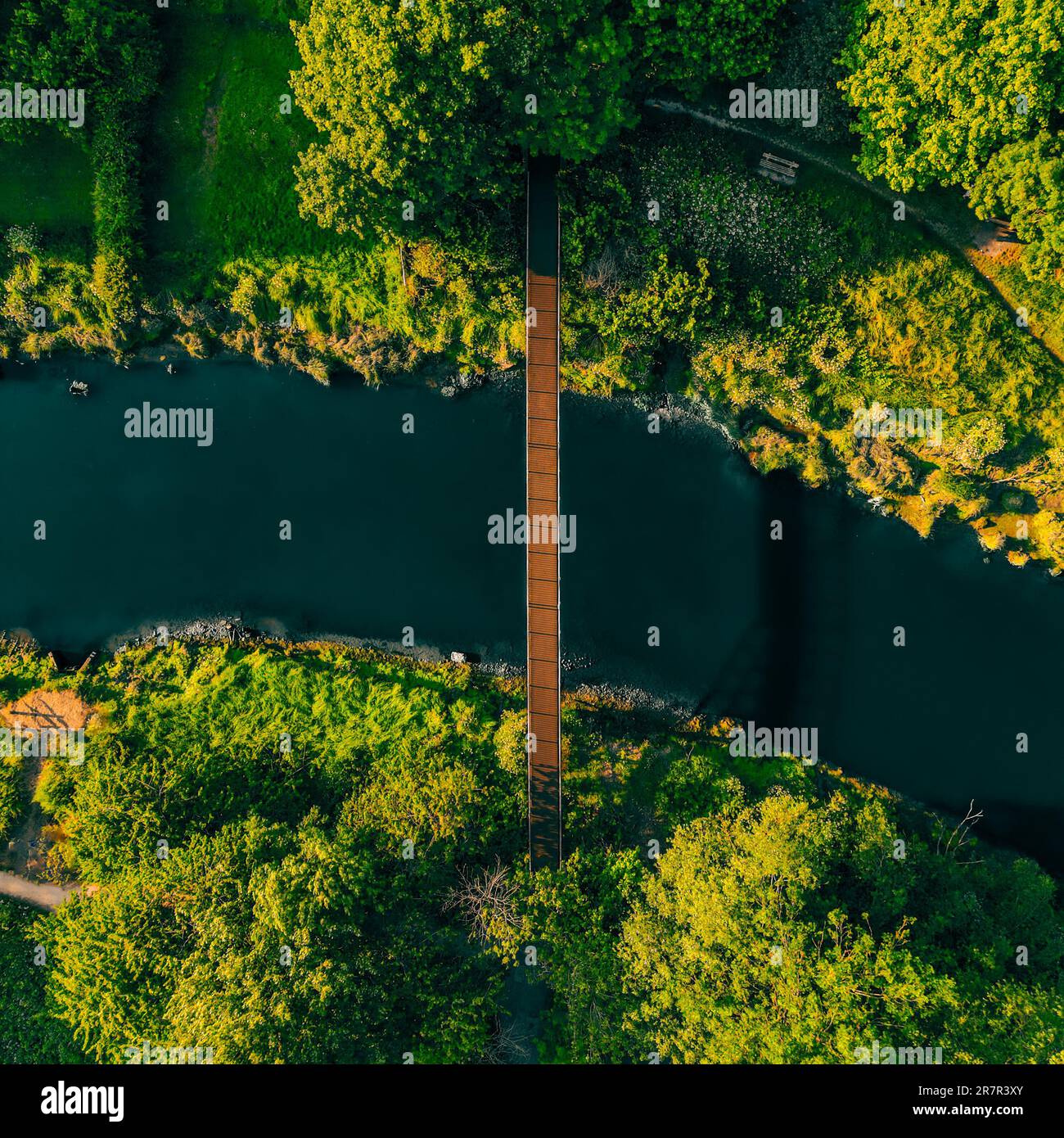 bridge over water Stock Photo - Alamy