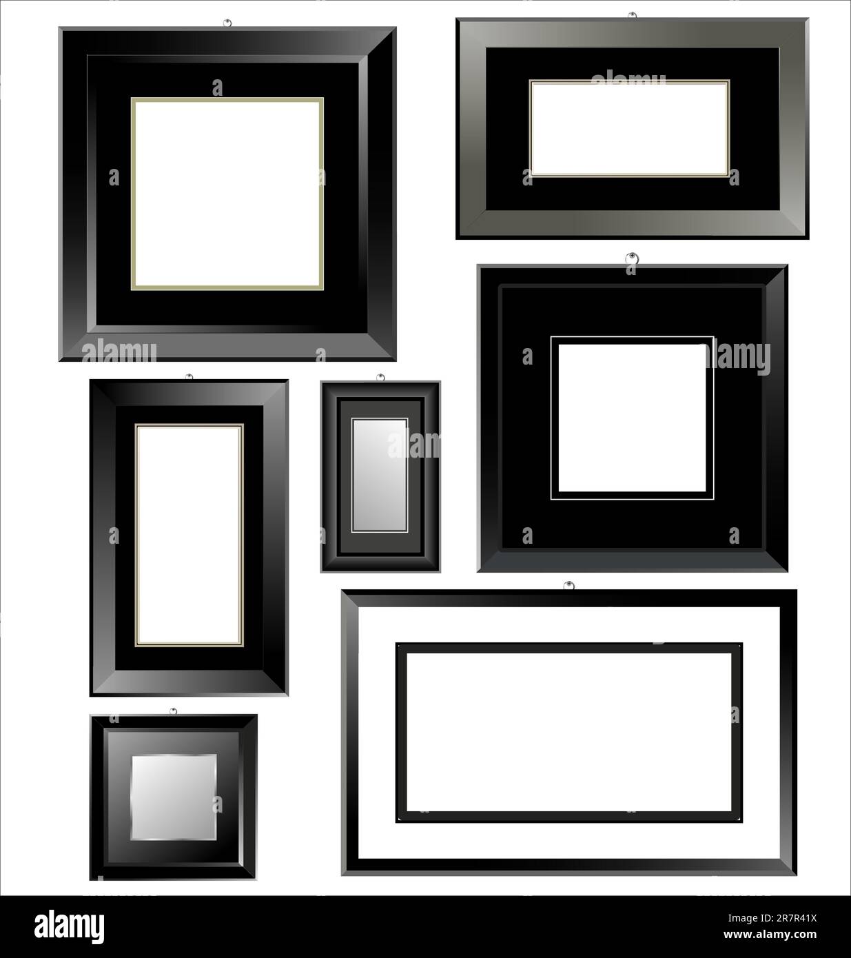 Black wallpaper room Stock Vector Images - Alamy