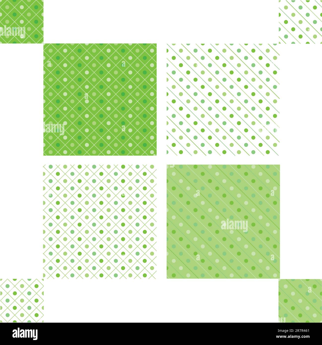 Illustration vector background, Seamless pattern white and green Stock ...