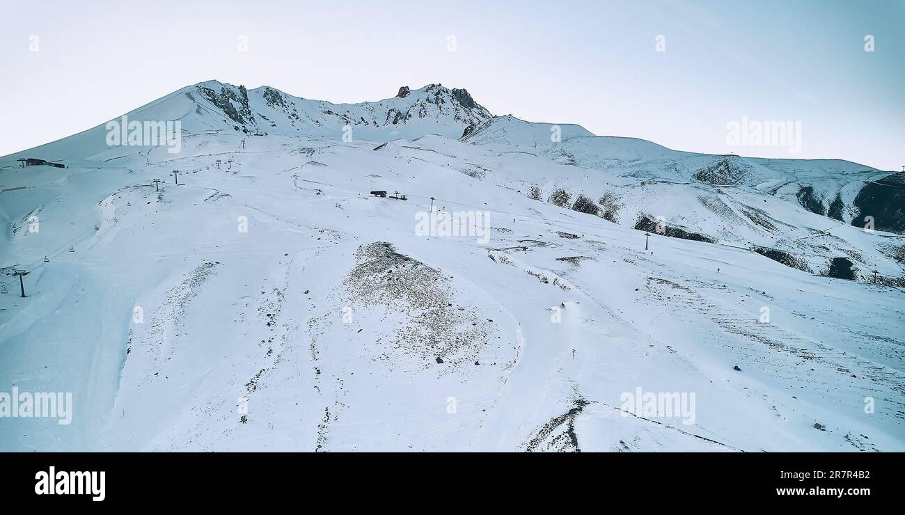 Aerial view mountain slope hi-res stock photography and images - Alamy