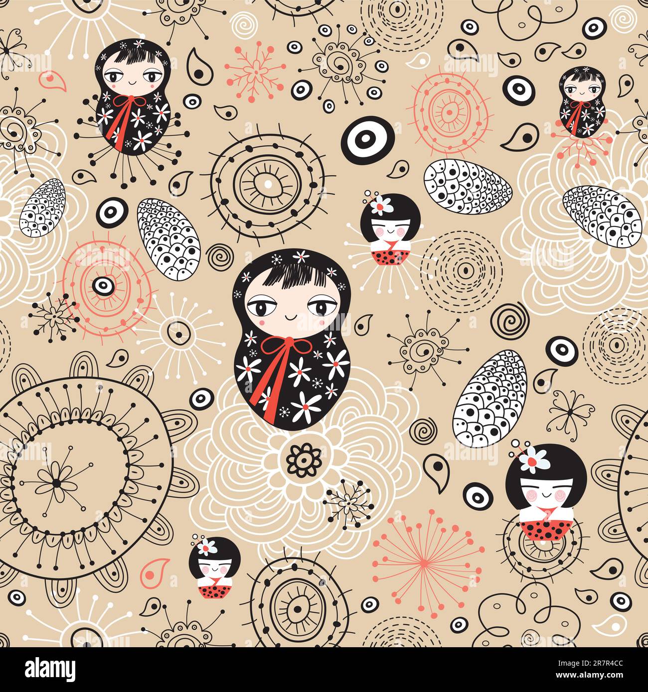 Romantic dolls Stock Vector Images - Alamy