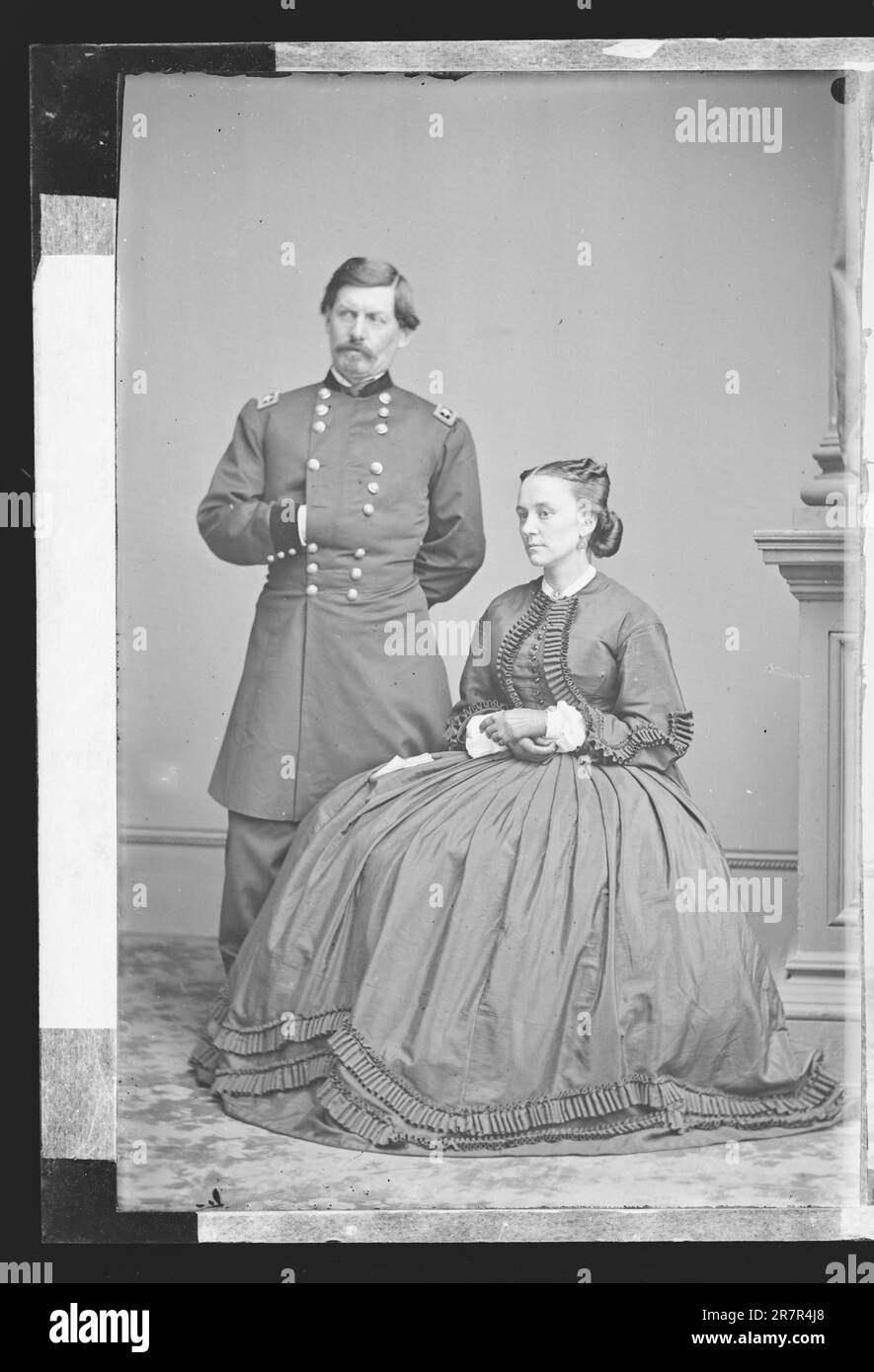 George Brinton McClellan and wife [Ellen Marcy] c. 1860-1870 Stock ...