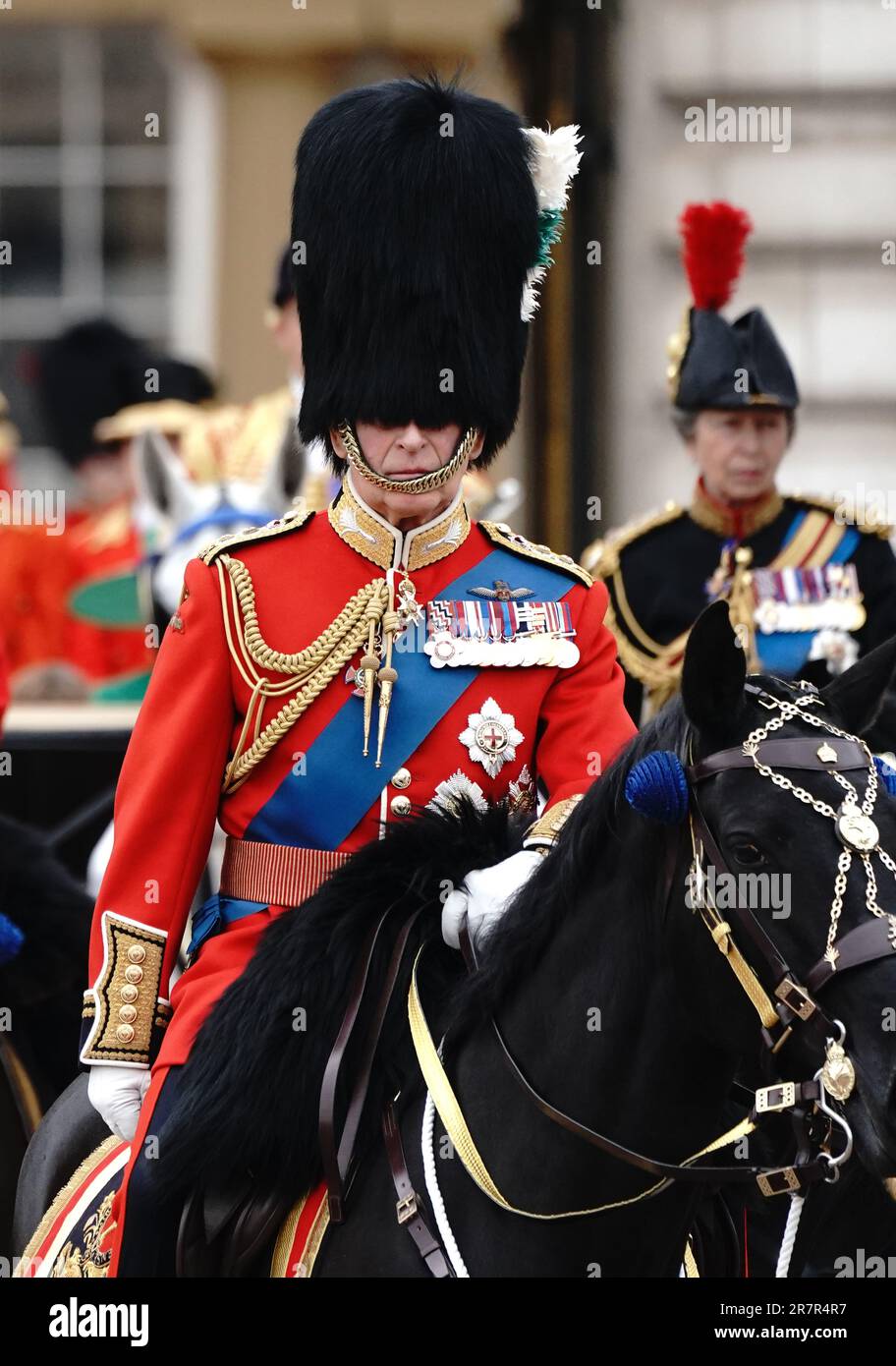 King Charles III departs Buckingham Palace for the Trooping the Colour ...