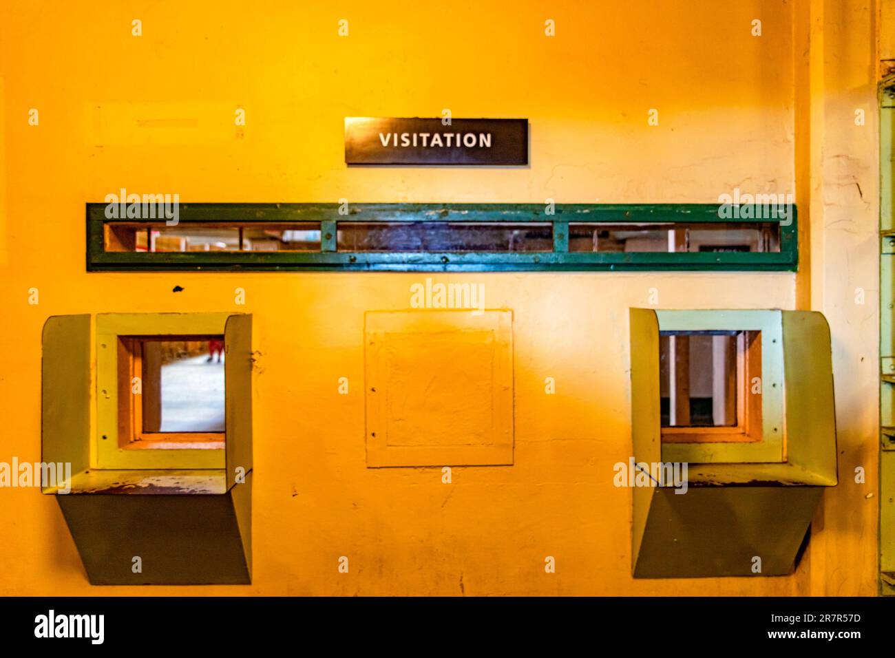 Visitor's cabins of the American federal prison of maximum security of ...