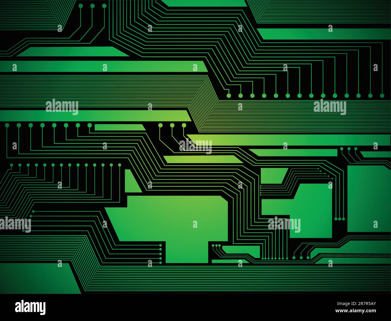 abstract shiny green chip design vector illustration Stock Vector Image ...