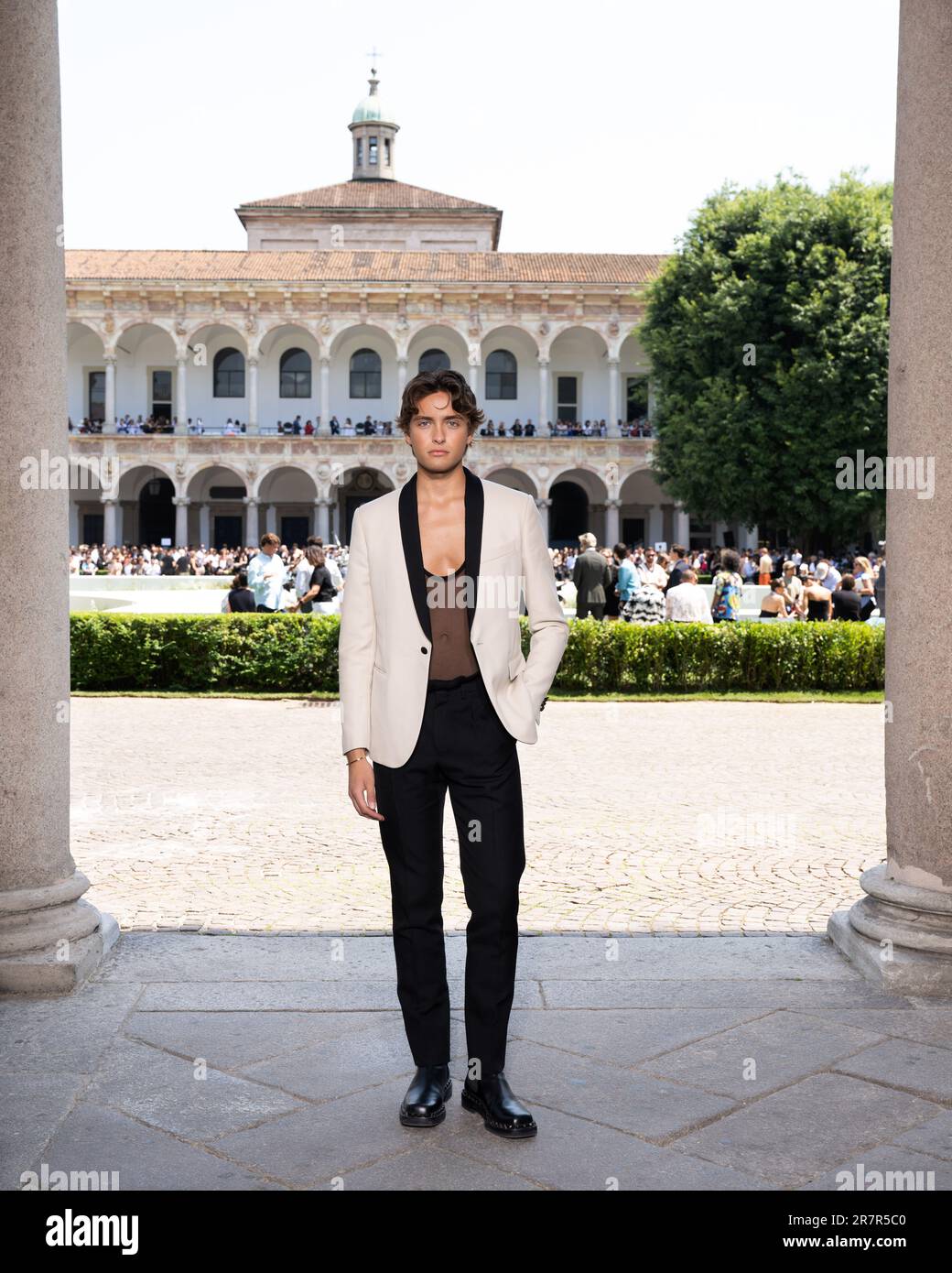 Ryan Prevedel Milan Fashion Week - Men S/S 2024 Valentino Fashion Show ...