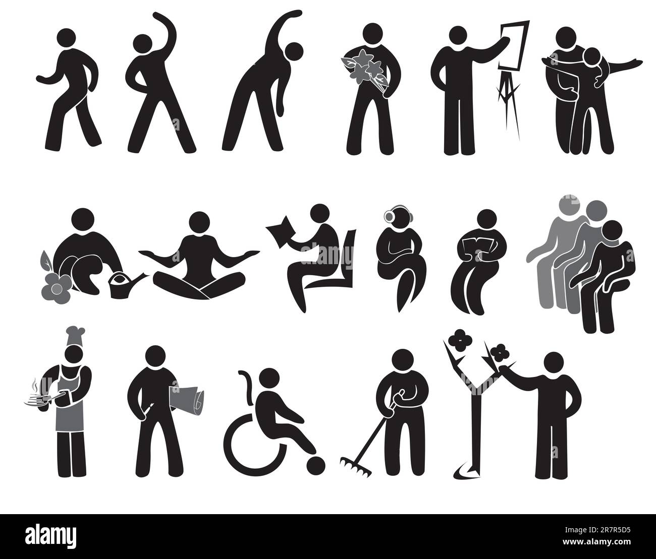 Hospital recreation Stock Vector Images - Alamy