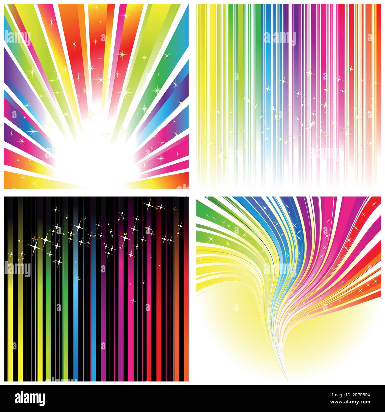 Set colorful stars christmas Stock Vector Images - Alamy