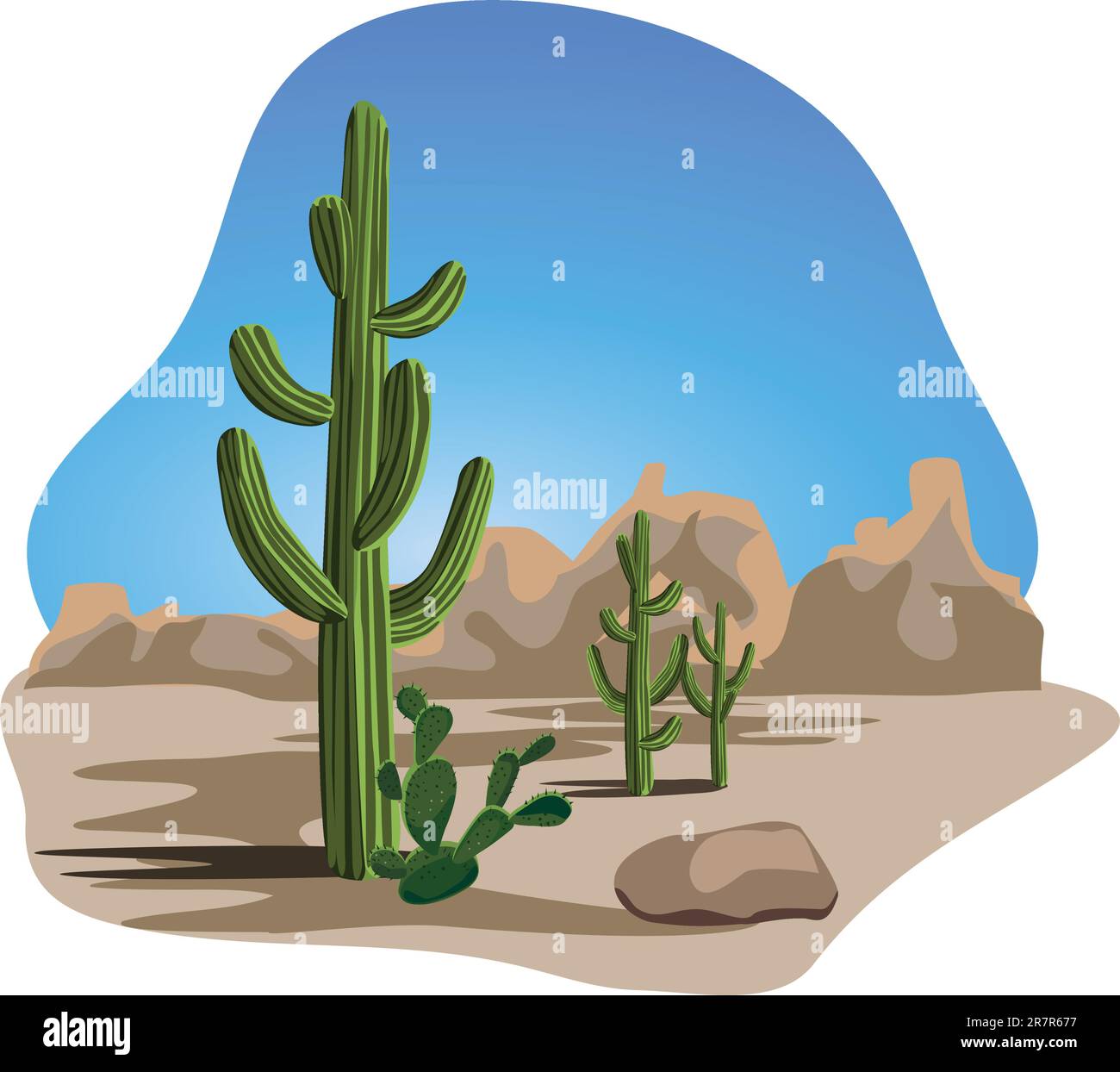 Texas plant rock Cut Out Stock Images & Pictures - Alamy
