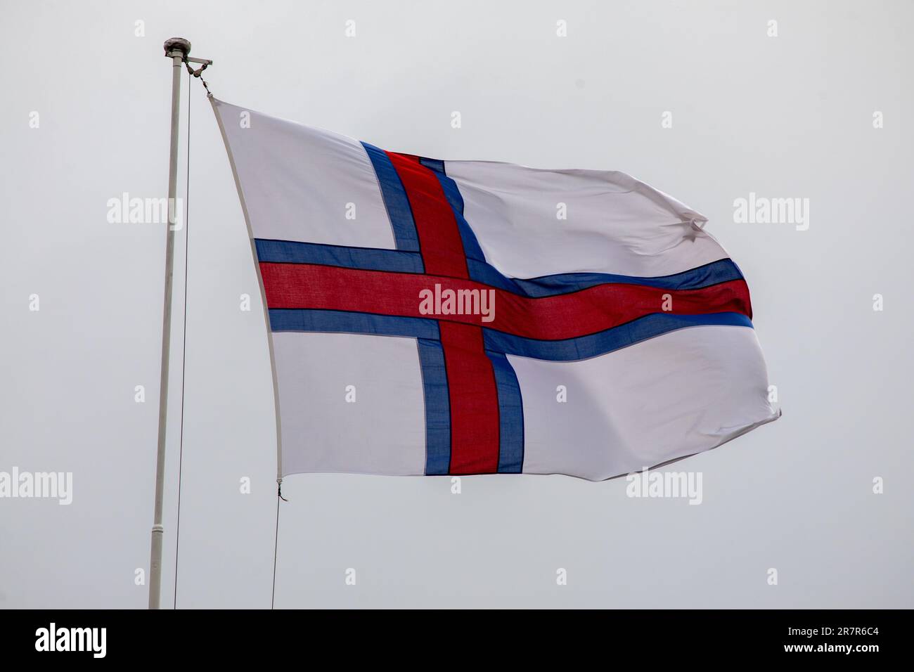 Faroese flag hi-res stock photography and images - Alamy