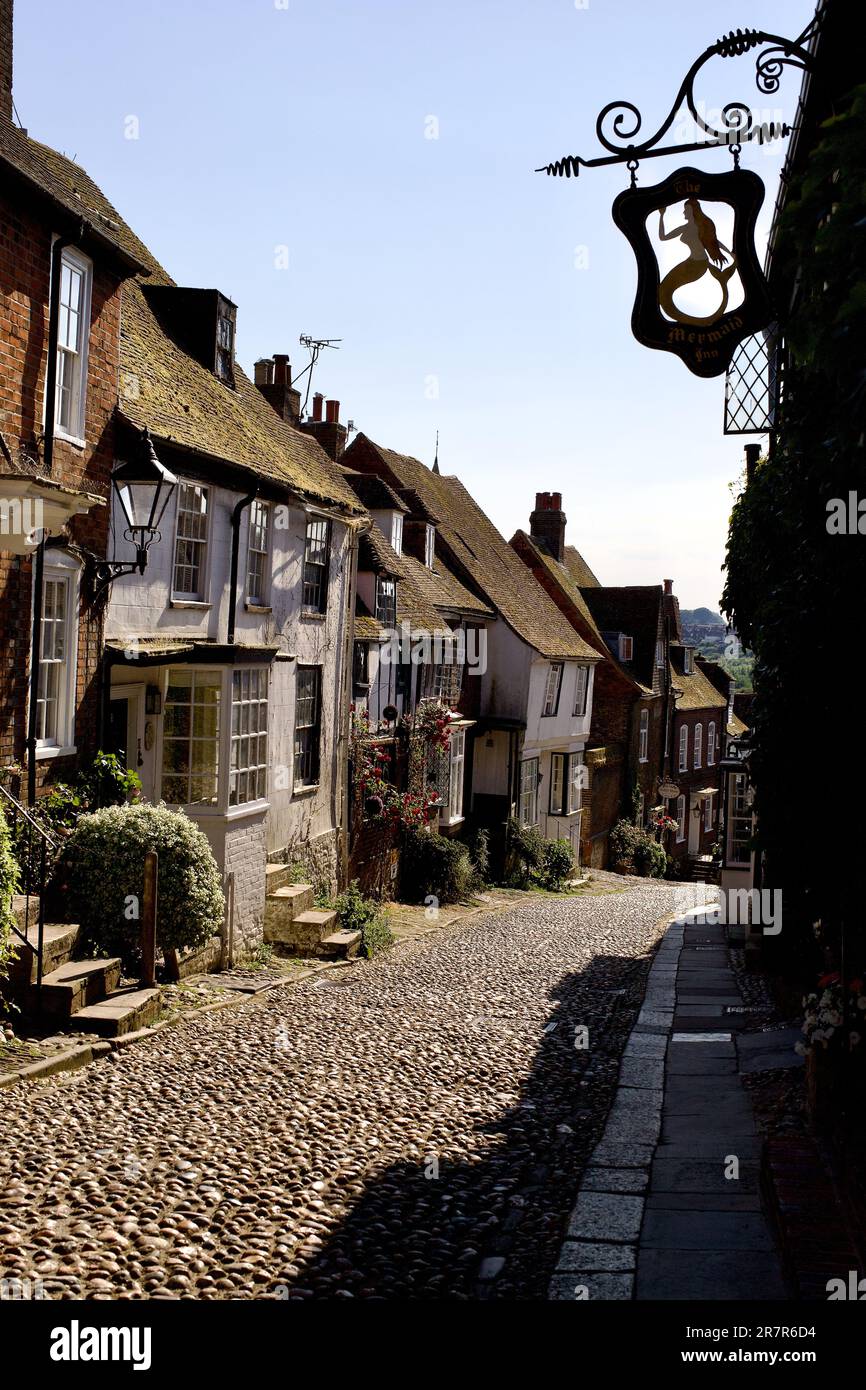 Rye the medieval English Town Stock Photo - Alamy
