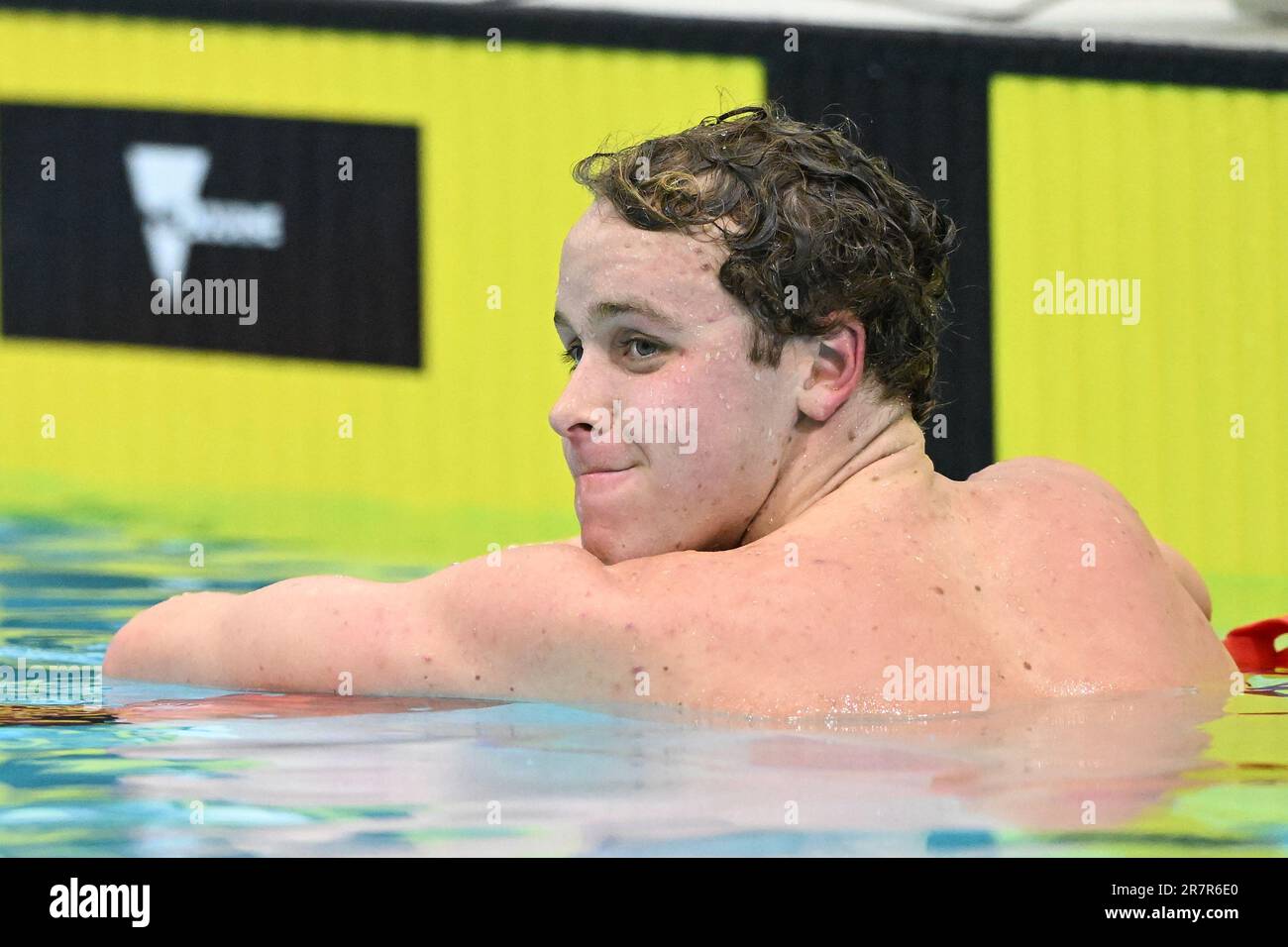 Melbourne, Australia. 17th June, 2023. Samuel Short looks on after ...