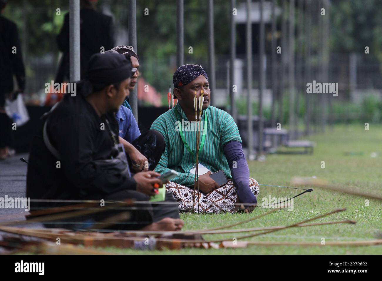 Sleman, Yogyakarta, Indonesia. 17th June, 2023. People prepare to take ...