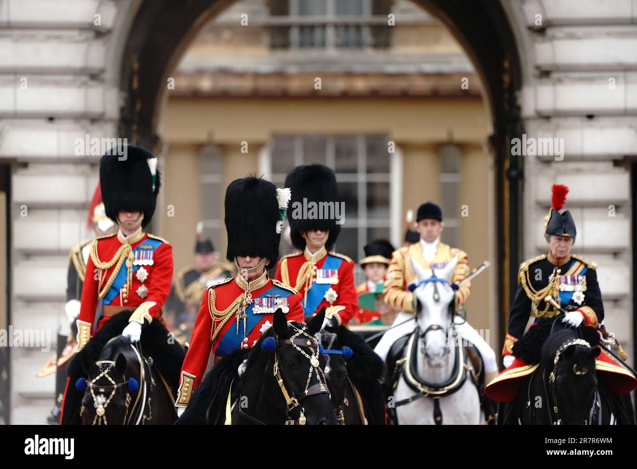 (left to right) The Prince of Wales, King Charles III, the Duke of ...