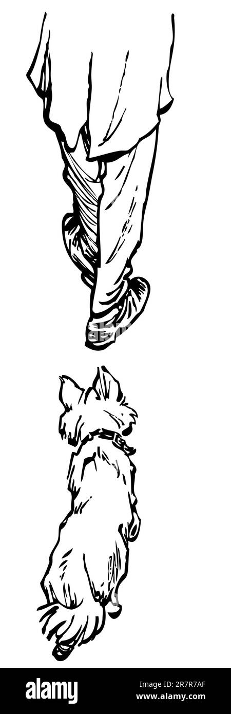 Lead dog isolated Stock Vector Images - Alamy