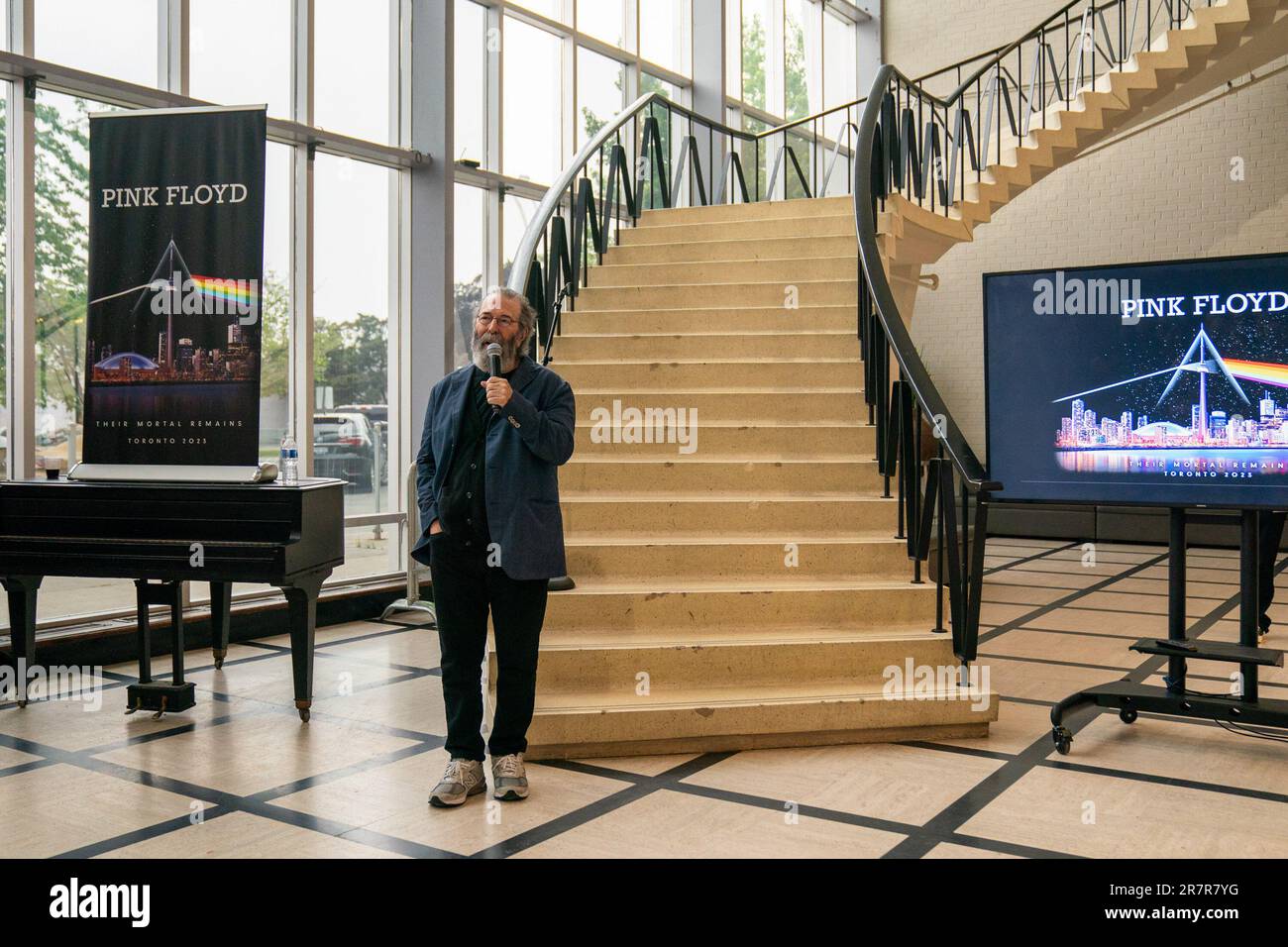 Michael Cohl, Pink Floyd concert promoter, speaks at 'Pink Floyd ...