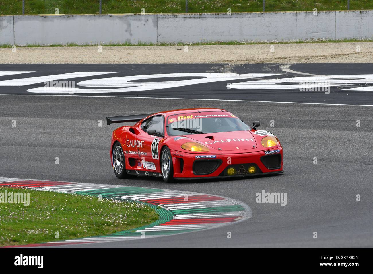 Scarperia, 2 April 2023: Ferrari 360 Modena N-GT year 2003 in action ...
