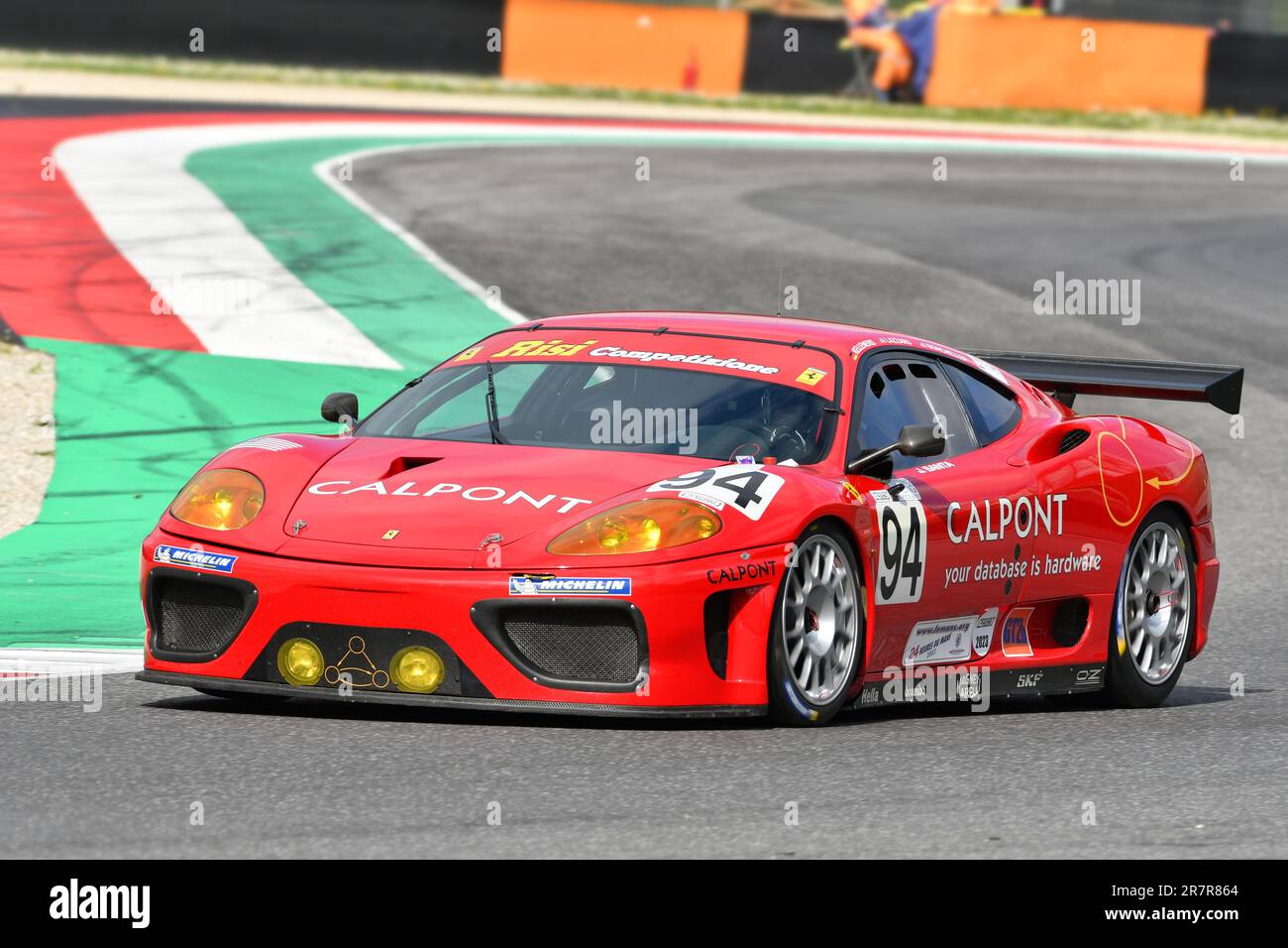 Scarperia, 2 April 2023: Ferrari 360 Modena N-GT year 2003 in action ...