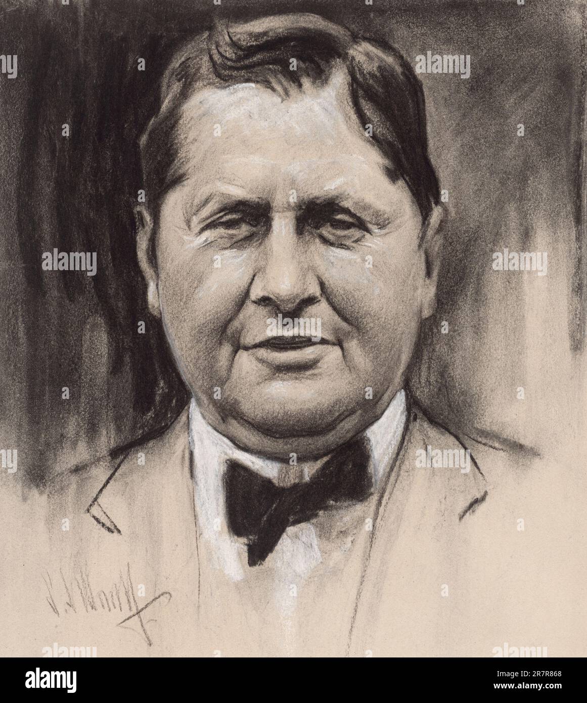 William Wrigley 1929 Stock Photo - Alamy