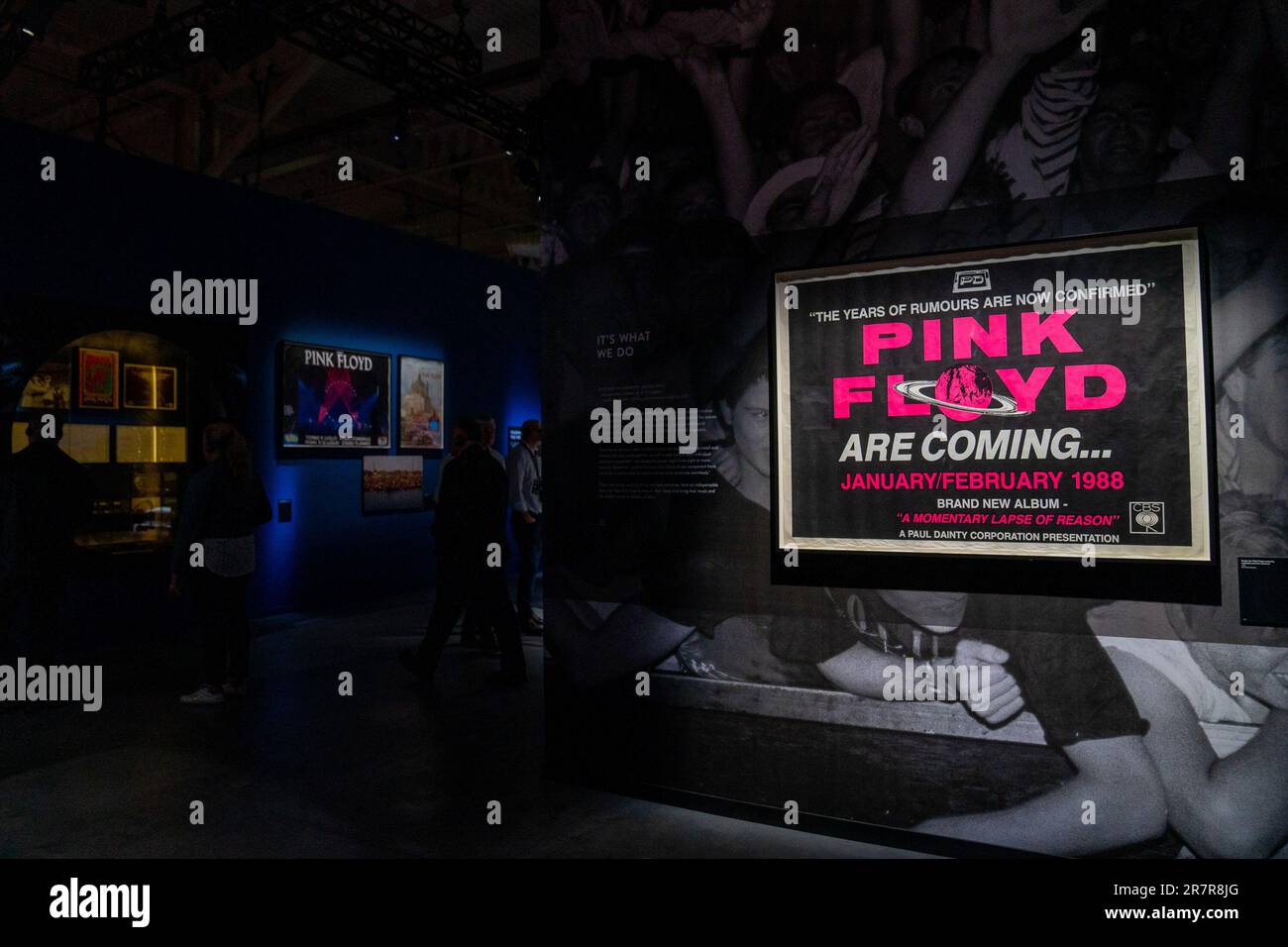 People visit the 'Pink Floyd - Their Mortal Remains' Exhibit at Better ...