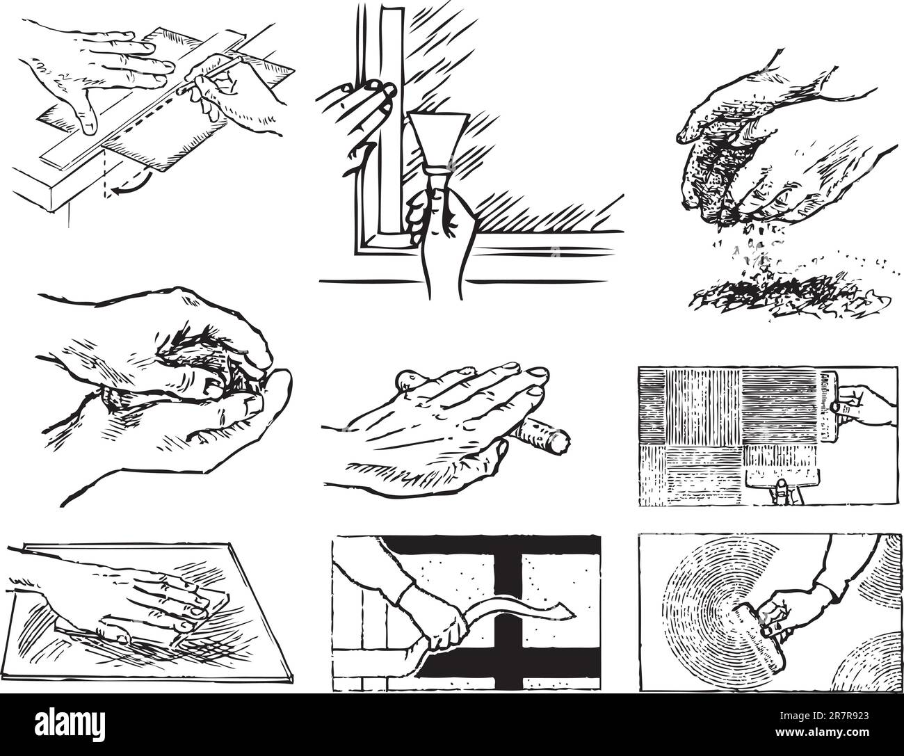 Vector illustration in EPS format, illustrating the operating processes ...